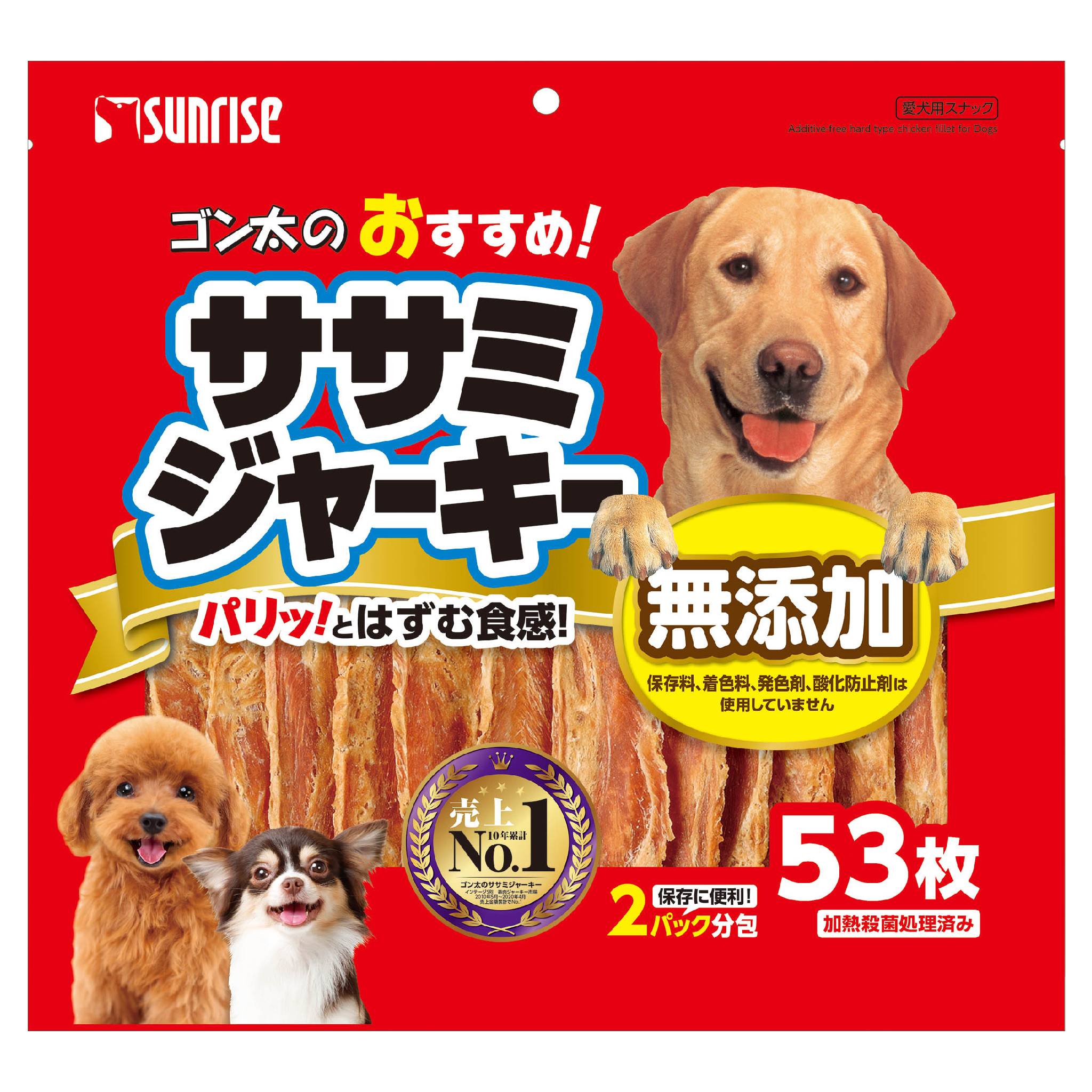 [商品サイズ(mm)]310×60×290[単品重量(g)]296 [エネルギー]300kcal/100g[栄養成分]たんぱく質41.0％以上、脂質0.9％以上、粗繊維1.5％以下、灰分8.0％以下、水分14.0％以下[原材料]肉類（鶏ササ...