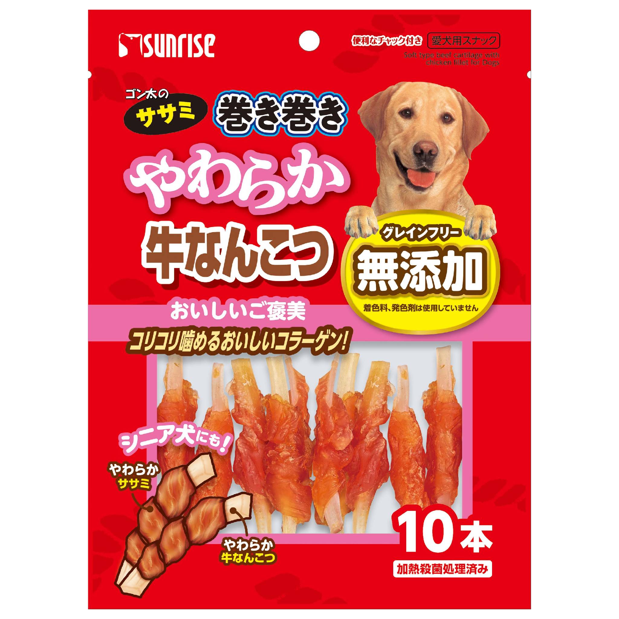 [商品サイズ(mm)]170×25×230[単品重量(g)]75 [エネルギー]240kcal/100g[栄養成分]たんぱく質40.0％以上、脂質0.5％以上、粗繊維0.5％以下、灰分7.0％以下、水分35.0％以下[原材料]肉類（鶏ササミ...