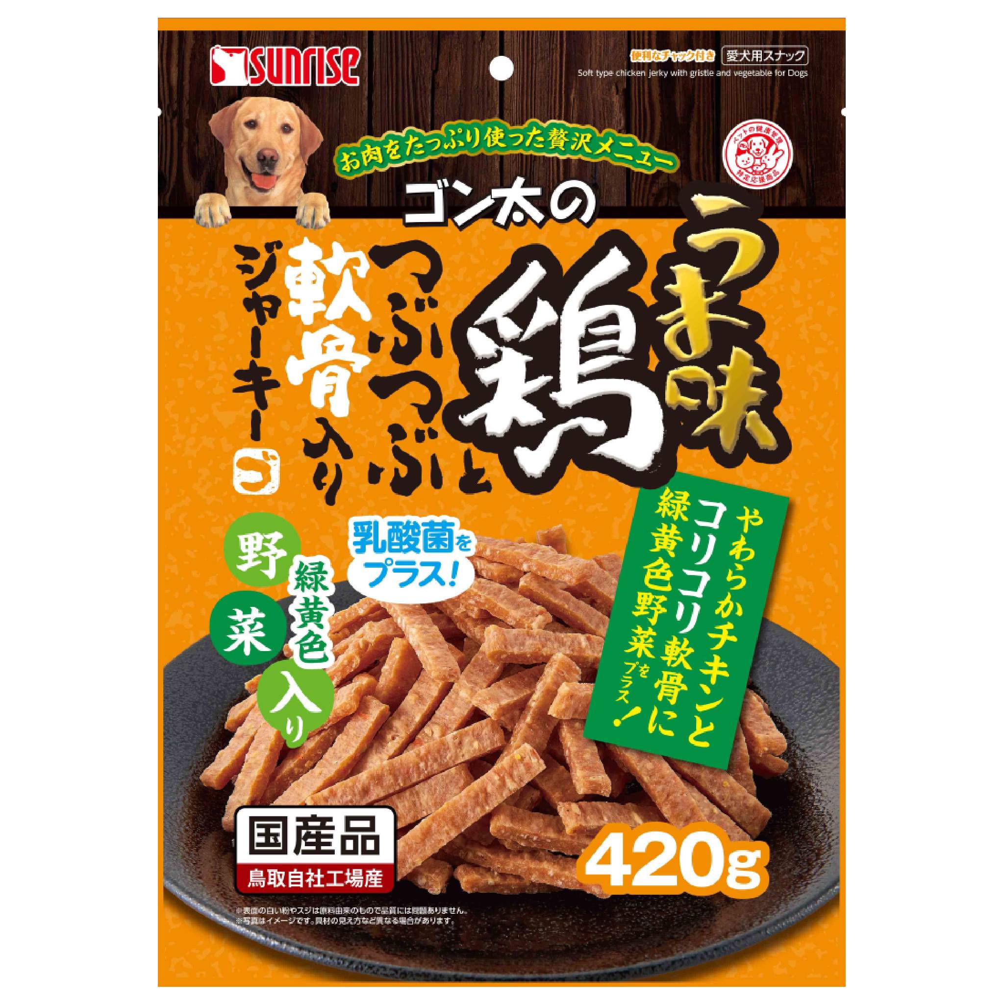 [商品サイズ(mm)]220×40×310[単品重量(g)]439 [エネルギー]270kcal/100g[栄養成分]たんぱく質17.0％以上、脂質0.9％以上、粗繊維7.0％以下、灰分5.0％以下、水分25.0％以下[原材料]穀類、肉類［...