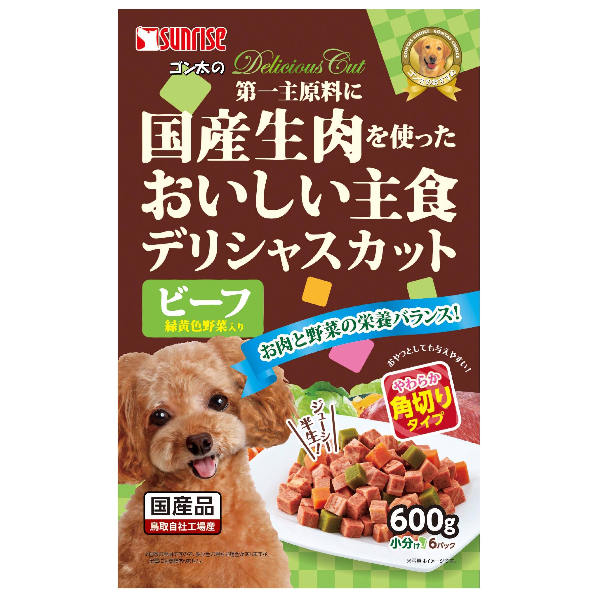 [商品サイズ(mm)]150×48×240[単品重量(g)]661 [エネルギー]220kcal/100g[栄養成分]たんぱく質10.0％以上、脂質3.3％以上、粗繊維3.5％以下、灰分9.0％以下、水分45.0％以下[原材料]肉類（ビーフ...