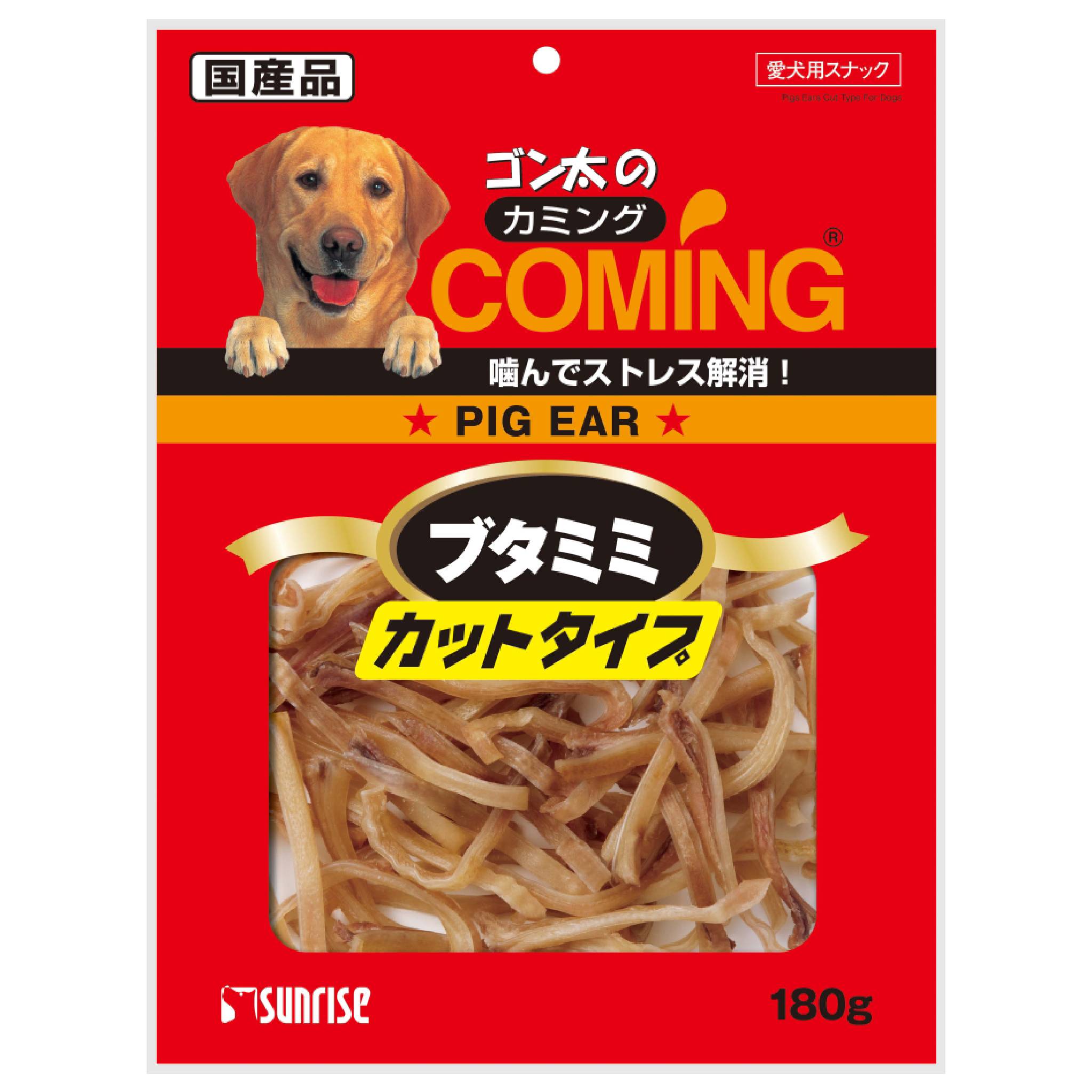 [商品サイズ(mm)]235×60×310[単品重量(g)]198 [エネルギー]440kcal/100g[栄養成分]たんぱく質61.3％以上、脂質11.7％以上、粗繊維2.0％以下、灰分2.0％以下、水分13.0％以下[原材料]肉類（豚耳...