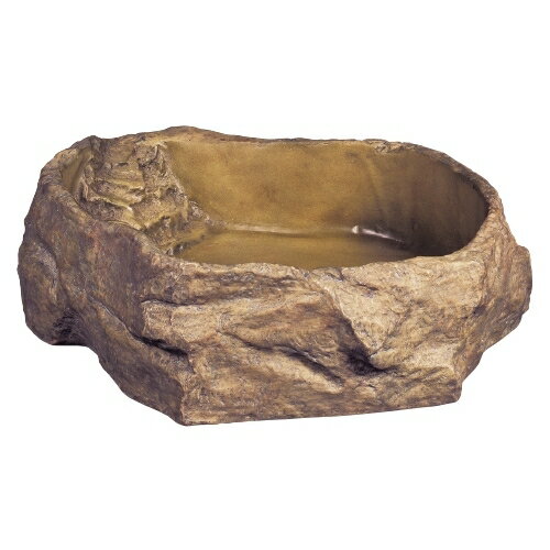 [商品サイズ(mm)]214×173×51[単品重量(g)]1160 [原材料]ポリレジン[商品説明]自然の岩をイメージしたテラリウムにピッタリの両生類・爬虫類用水飲み皿[使用方法・給与方法]●本製品を軽く水洗いしてからご使用ください。●新...