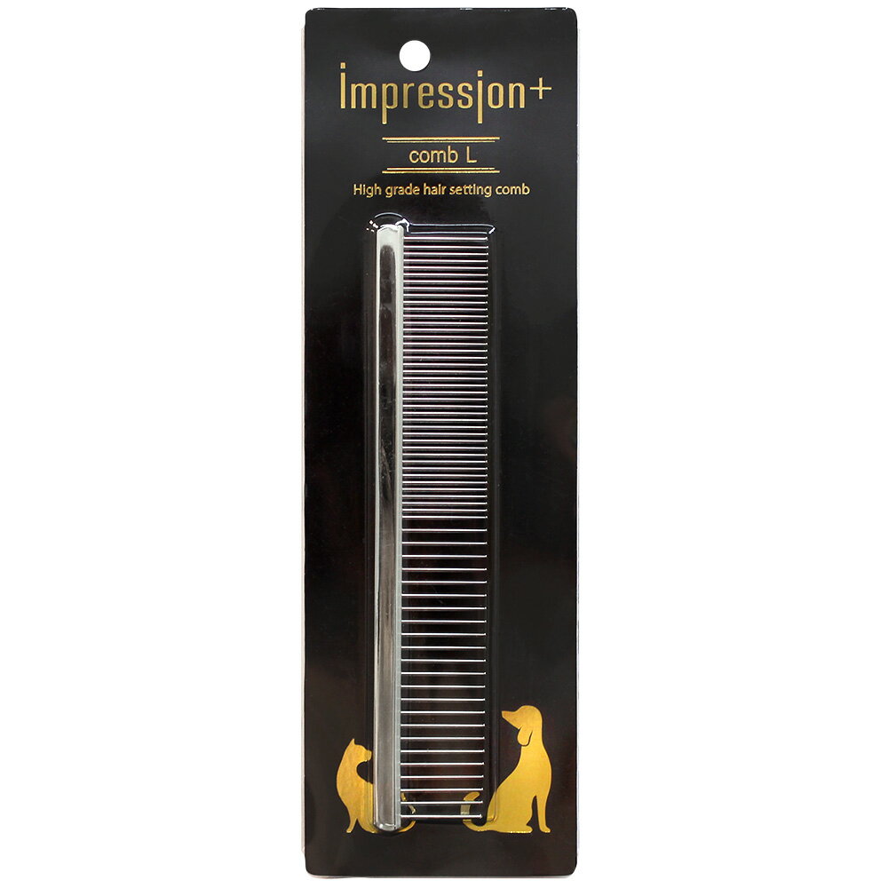 [商品サイズ(mm)]75×6×240[単品重量(g)]99 [原材料]真鍮、スチール、ニッケルメッキ[商品説明]真鍮土台加工から植針まですべて日本で行った高級コームです。歪みのないピンの配列が特徴です。[使用方法・給与方法]・粗目で「毛玉...