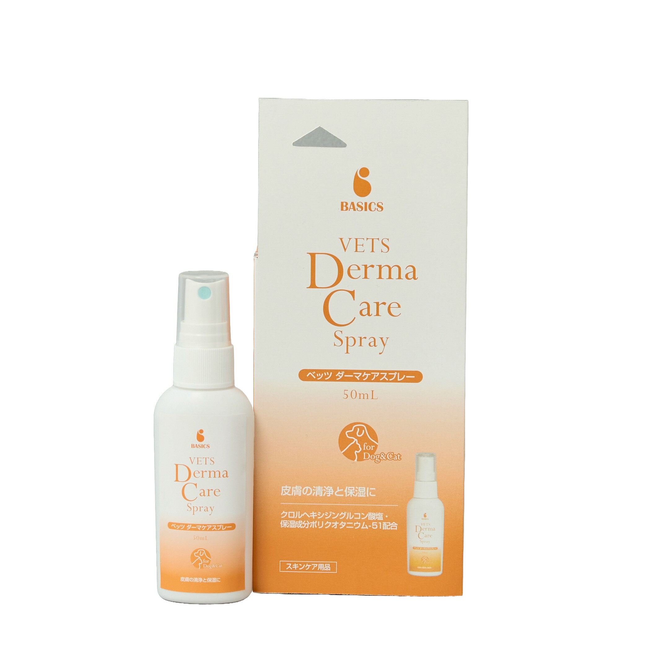 [商品サイズ(mm)]80×30×180[単品重量(g)]83 [原材料]水、ポリクオタニウム－51、クロルヘキシジングルコン酸塩、セチルピリジニウムクロリド[商品説明]皮膚の清浄と保湿に[使用方法・給与方法]1被毛をよくかき分けます。2皮...