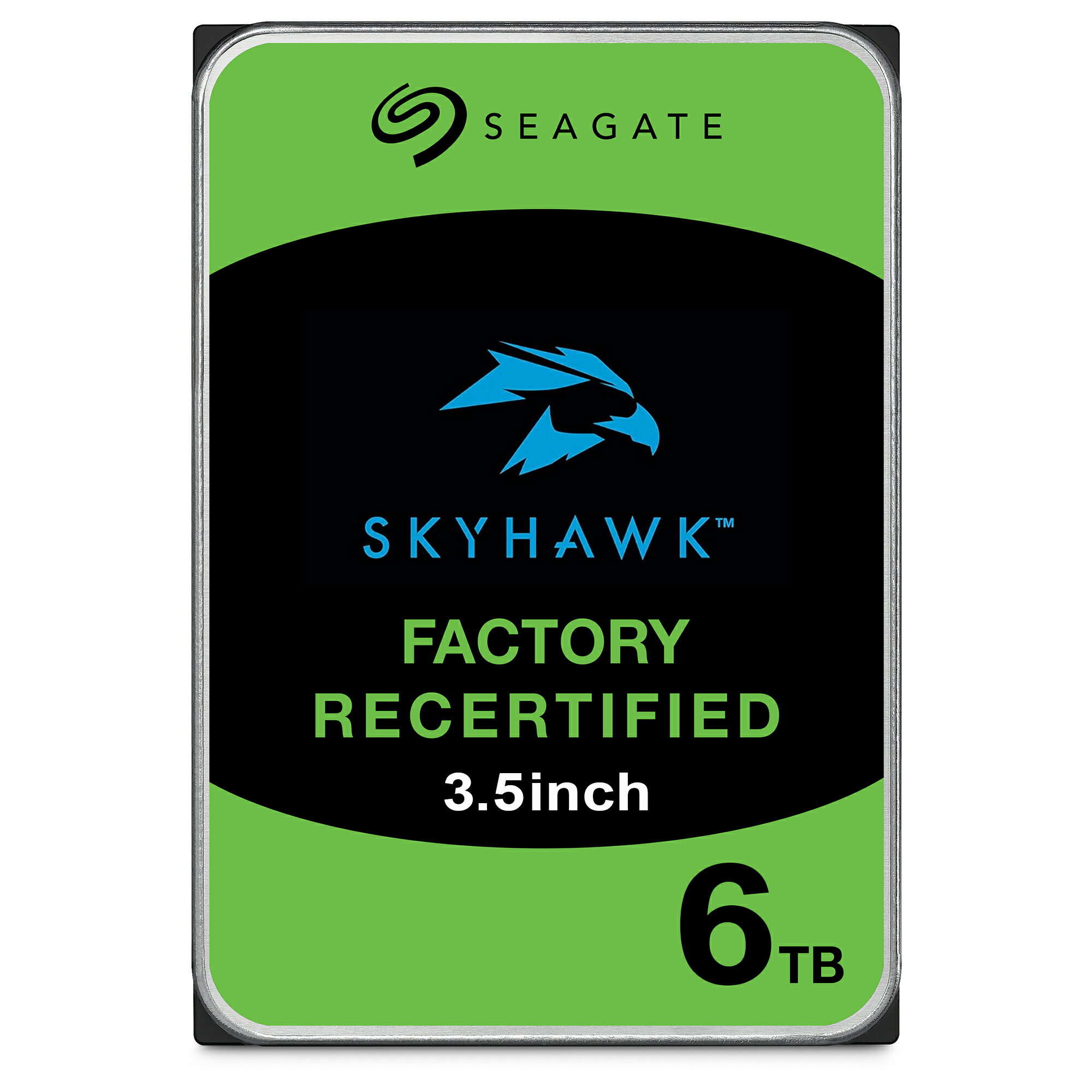 【メーカーリファービッシュ品】 Seagate Skyhawk ST6000VX009 サイズ：3.5インチ IF：SATA600 容量：6TB バッファ：256MB 180日間保証 ◆最適な用途 ネットワーク・ビデオ・レコーダ(NVR) ...