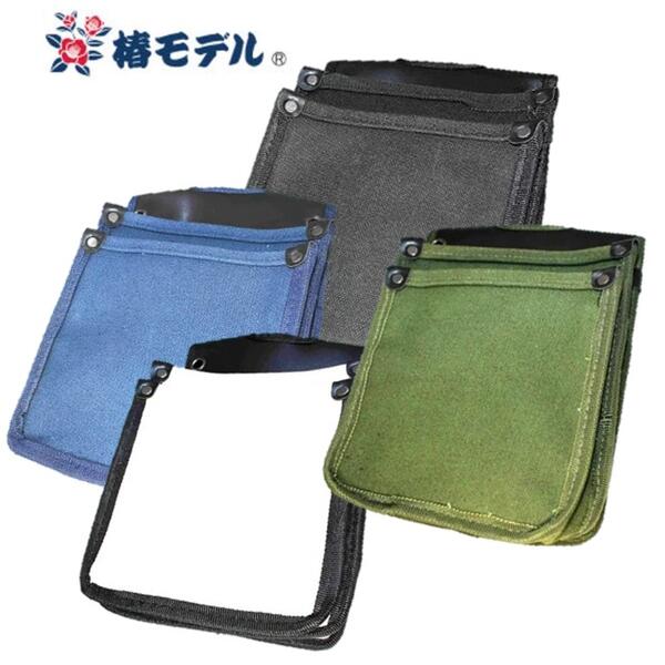 ・頑丈な4号帆布使用。 ・ミゼットカッターやニッパー等を収納出来る、内ポケットやペンやマーカーを収納出来るサイドポケット 豊富に収納出来る2段型。 ・Y型ハーネスにピッタリサイズ。 ・裏面に「椿」のロゴタグ付き。 サイズ：幅190×高さ26...
