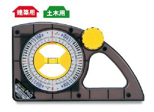 ≪特徴≫ ★360°回転式で角度を設定して測定できます。 ★土木工事では、土木用測定基準面を使用します。 ★建築工事では、建築用測定基準面を使用します。 ★測定基準面にV溝付でパイプ等が測定できます。 ★大型ダイヤルと、握りやすい取手がつい...