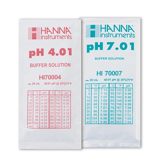 デジタルpH計72788用 酸校正用 特長 ●1回の校正に丁度良い量の使い切りタイプです。 ●袋にそのままセンサーを浸けることができるので、ビーカーなどを用意する必要がありません。 仕様 ●精度 ±pH0.01（25℃での精度です。） ●容...
