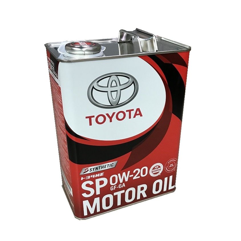 TOYOTA(トヨタ) エンジンオイル 純正 モーターオイルSP 0W-20　4L缶　08880-13205