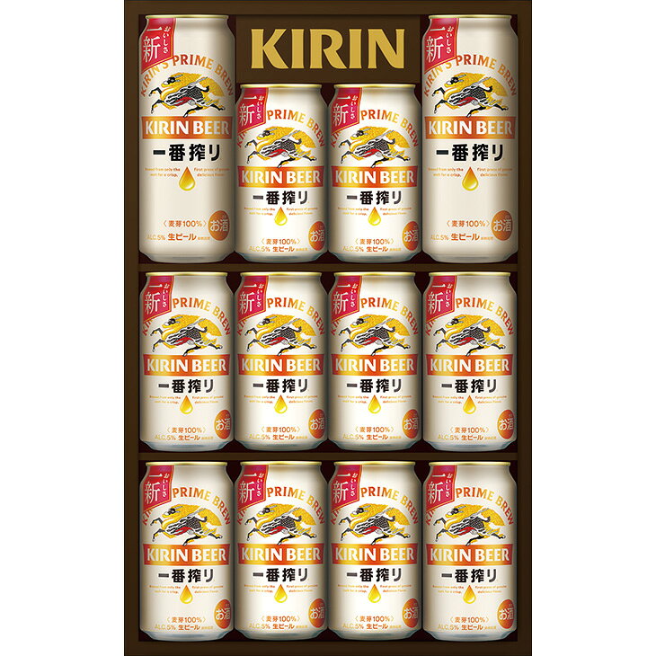 商品内容キリン一番搾り350ml×10、キリン一番搾り500ml×2　各種アイコンアイコンの説明はこちら【カタログ掲載ページ】はこちら【お歳暮ギフトについてのご案内】はこちらお届け可能地域一部離島には配達ができません。詳しくはご案内をご確認...