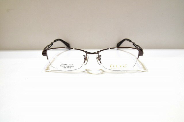 「ECLAGE(エクレージュ)ELH-5002 col.2」のメガネフレーム新品です。 テンプルにデコレーションされたグレーの樹脂飾りはバネになっていてとても掛け心地がいいです。 スーツとの相性も良く、ビジネスシーンでも活躍してくれること間...