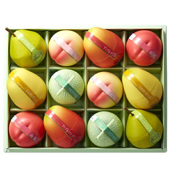 ■説明果肉が入ったやわらかな口どけの果汁ゼリーと風味豊かなピューレ仕立てのゼリー。それぞれ、フルーツの個性をいかしました。■商品詳細内容量：果実ピュアゼリー（マスクメロン、アップルマンゴー、イエローマンゴー、ラ・フランス、白鳳、白桃×各2）...