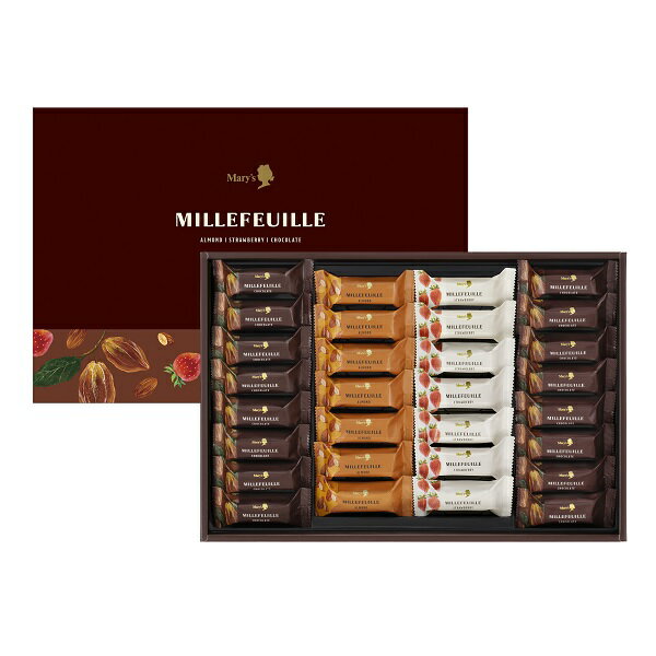 ■説明口どけなめらかなチョコレートで包みこんだ、サクサクのパイ生地とまろやかなクリーム。チョコレート・パイ・クリームを絶妙なバランスで仕上げた、メリー自慢のミルフィーユです。おうちスイーツやお手土産として、メリーチョコレートのミルフィーユを...