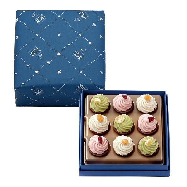 ■説明ニューヨークの象徴・自由の女神が掲げるトーチをモチーフにしたチョコレート。 ミルクチョコレートのシェルにジャンドゥヤを詰め込み、クリームを絞ってトッピングしました。■商品詳細内容量：9個賞味期限：製造より90日温度帯：常温便でお届けい...