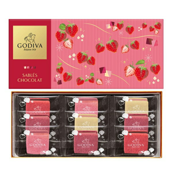 ■説明サクっと焼き上げたサブレでなめらかなチョコレートガナッシュをサンドしました。バレンタイン限定の「ストロベリー」フレーバー4種を苺のイラストが可愛らしいボックスに詰め合わせました。■商品詳細内容量：9個（ストロベリー&ミルクチョコレート...