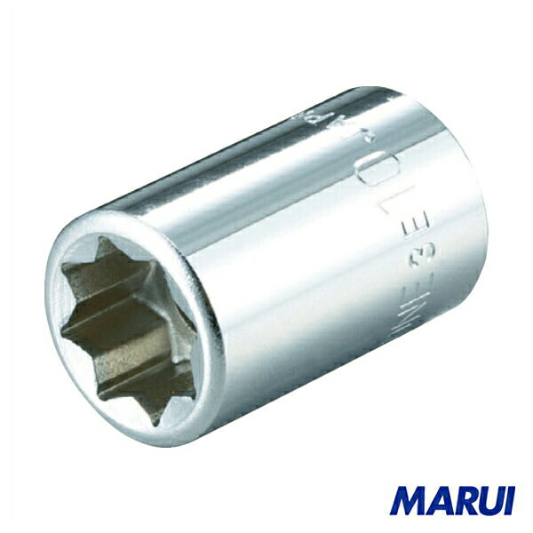 特長 ■四角ボルト・ナット用のソケットです。 用途 - 仕様 ■差込角(mm)：9.5 ■全長(mm)：27 ■対辺寸法(mm)：8 仕様2 ■四角ボルト・ナット用 材質／仕上 ■構造用鋼 セット内容／付属品 - 原産国 日本 注意 - 在...