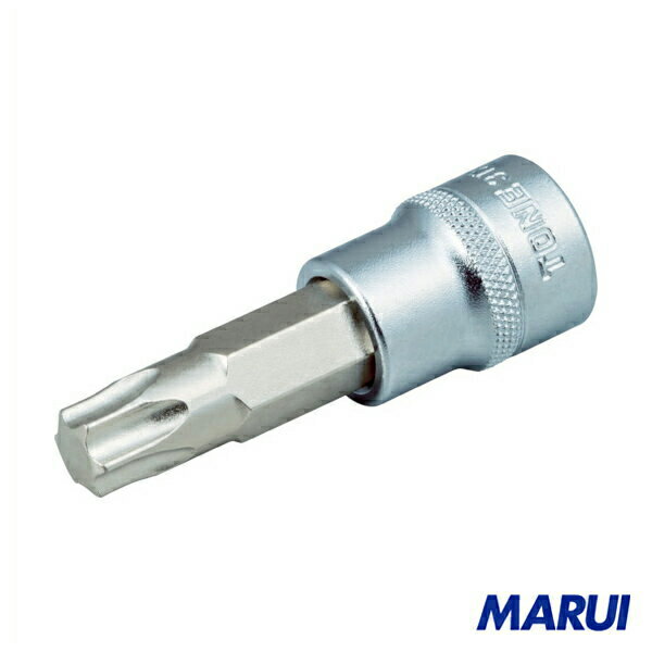 特長 ■強力タイプです。 ■早回しに便利なローレット加工仕上げです。 用途 - 仕様 ■呼びNo.：T27 ■差込角(mm)：9.5 ■先端寸法(mm)：4.96 ■全長(mm)：55 仕様2 ■強力タイプ 材質／仕上 ■構造用鋼 セット内...