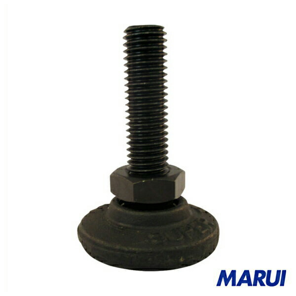 特長 ■高さ調節は（六角棒スパナ）でおねじを回すことにより、クランプ本体が上下します。また、スイベルナットを使用していますので前後左右に6°まで傾斜します。 用途 ■治具の高さ調節に。 仕様 ■高さ(mm)：60 ■ねじ径：M12 ■耐荷重...