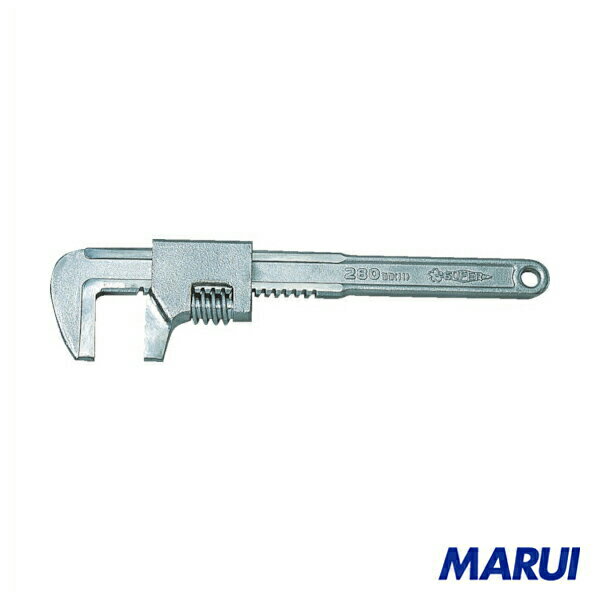 特長 ■装飾衛生配管用なのでくわえ部は熱処理を施さず管を傷つけにくいです。 ■モンキレンチに比べて、口開きが大きく用途が広範囲です。 用途 ■メッキされた装飾配管の継手やナット類の締め付け、緩めに。 仕様 ■最大口開き(mm)：75 ■全長...