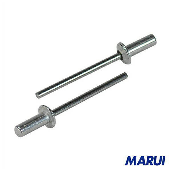 特長 ■リベット本体の頭部が密閉されていますので防水性にすぐれています。 ■片側から複数の母材をワン・アクションで締結できます。溶接に比べて作業の省力化や生産性の向上にメリットがあります。 ■必要な仕事に無駄なく便利に使える小箱少量サイズの...