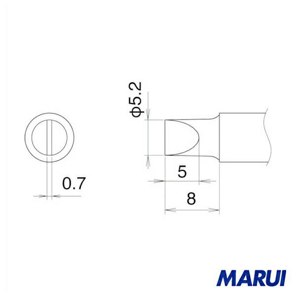 特長 - 用途 - 仕様 ■コテ先名称：5.2D型 ■適合コテ：FM2030 仕様2 ■ヒーター一体式 材質／仕上 - セット内容／付属品 - 原産国 日本 注意 - 在庫について 当店では複数店舗での在庫共有をしており、システムで在庫の調...