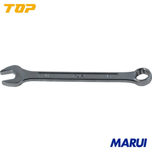 特長 ■スパナとめがねレンチを組み合わせた1丁で2役のレンチです。■スパナ部は仮締め用、めがね部は本締め用として使用できます。■めがね部角度は15°です。 用途 ■ねじの締め緩めに。 仕様 ■二面幅寸法(mm)：14.0■全長(mm)：17...