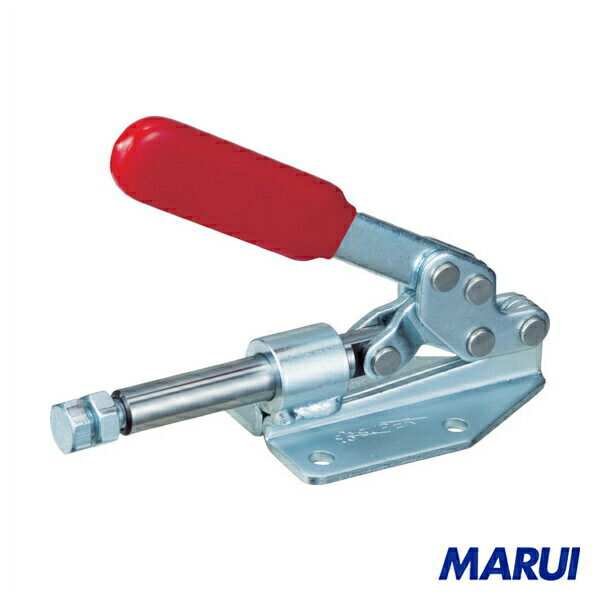 特長 ■ほとんどの機種のカシメ（支持）ピンにステンレスを採用し、長期の使用に対応しています。 用途 ■検査治具をはじめ、熔接治具、その他組立治具、加工治具に最適です。 仕様 ■全長(mm)：263 ■締付力(kN)：1.8 ■付属ボルト径：...