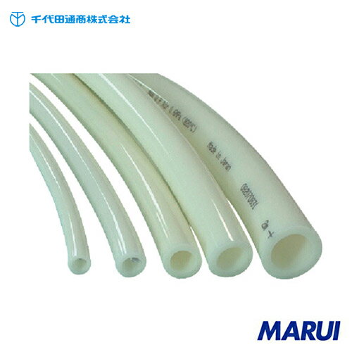 特長 ■ホースフィッティングに簡単装着できます。■柔軟性に優れています。■耐油性に優れています。■1mおきにカットマークを印字しており、切断作業、在庫管理に便利です。 用途 - 仕様 ■色：乳白■外径(mm)：8■内径(mm)：5■最小曲げ...
