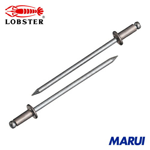 特長 ■必要な仕事に無駄なく使える少量サイズです。■片側から複数の母材をワン・アクションで締結できます。 用途 - 仕様 ■かしめ板厚(mm)：1.6〜4.8■リベット長(mm)：7.6■フランジ径(mm)：4.8■リベット径(mm)：2....