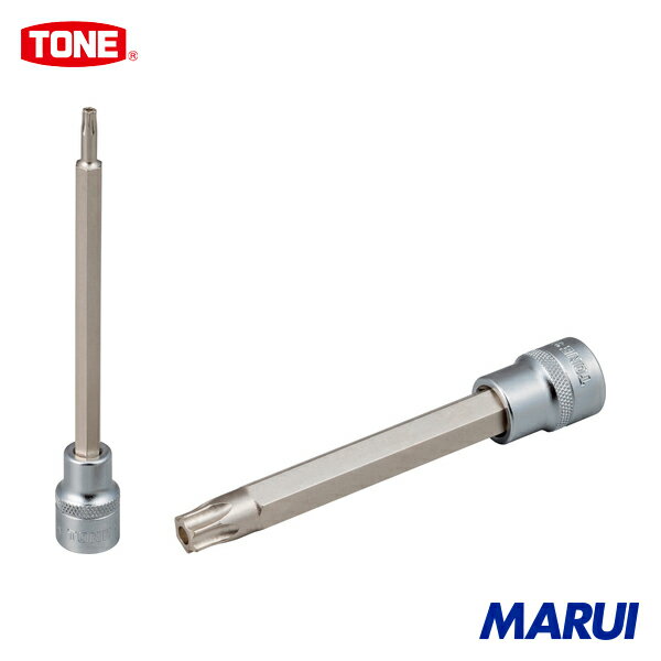 特長 ■いじり防止のロングタイプです。■早回しに便利なローレット加工仕上げです。 用途 ■T型トルクスねじの締付け、緩め作業用。 仕様 ■呼びNo.：T20■差込角(mm)：9.5■先端寸法(mm)：3.84■全長(mm)：125■ビット長...