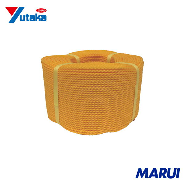 特長 ■軽量で水に強く、強力でショックにも強いロープです。 用途 ■ネット、農園芸、インテリアなど。 仕様 ■色：黄■線径(mm)：3■長さ(m)：200■ロープの打ち方：3つ打■包装形態：コイル巻 仕様2 - 質量 0.97kg 材質／仕...