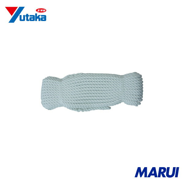 特長 ■強度・耐水性・耐薬品性に優れたロープです。 用途 ■トラックの荷締めなど。 仕様 ■色：白■線径(mm)：9■長さ(m)：20■引張強度(kN)：7.4■包装形態：バンド掛巻 仕様2 ■引張強度KN(kgf)：7.4(760)■両端...