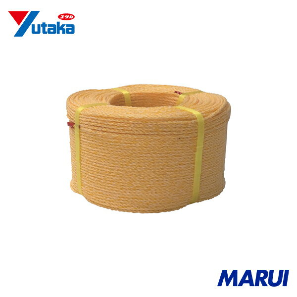 特長 ■強力なポリエチレンの特性を生かし作業性をアップさせるためにエステル糸を混ぜ、軽量・強力・作業性が良いロープです。 用途 ■一般作業などの各種結束など。 仕様 ■色：黄■線径(mm)：3■長さ(m)：200■包装形態：バンド掛巻 仕様...