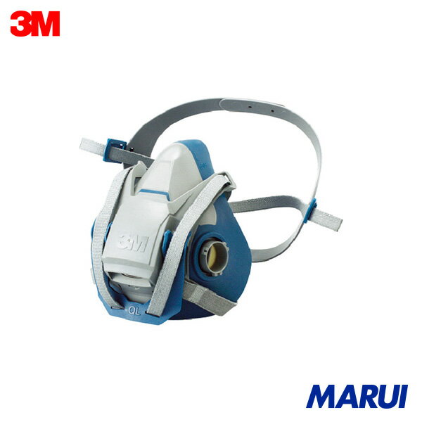 特長 ■3M独自のクイックラッチ機能を搭載しています。■片手で素早く、簡単にしめひもの調節が行えるため、ヘルメットを着けたままでもマスクの着脱が可能です。■シリコン面体のため、柔らかいフィット感です。■ろ過材を付ければ防じんマスク、吸収缶を...