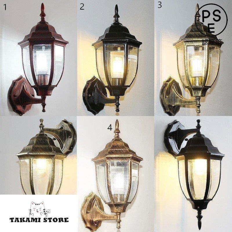 製品仕様■サイズ：45*20cm■素材：アルミダイカスト（塗装）+ガラス■消費電力：LED電球4W（40W相当）■電球：（E27口金）LED対応可、省エネルギー■主な仕様： 防雨型 エクステリアライト■設置場所：外壁等　屋外用（防雨仕様）室...