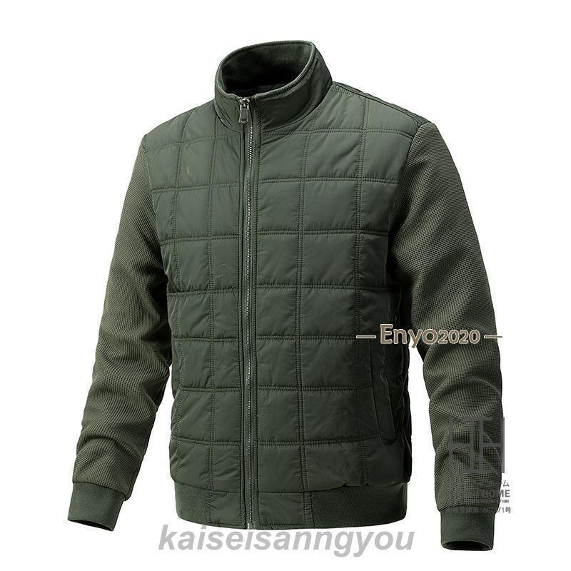 キルティングコート メンズ おしゃれ 大きいサイズ 裏起毛 薄手 中綿ジャケット 防寒着 メンズコート メンズアウター 裏ボア ライトジャケット 秋 秋服 冬 冬服【カラー】ブラック、ネイビー、カーキ、ミリタリーグリーン【素材】ポリエステル...