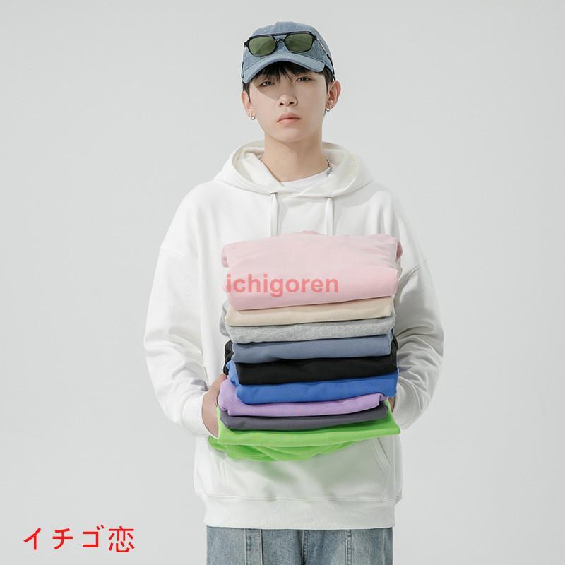 スウェットパーカー メンズ 長袖 パーカー 無地 プルオーバー パーカ トップス フード付き 春服 秋服素材：ポリエステル●中国製※日本サイズ表示ではなく、ご購入前にぜひともサイズ表をご確認ください。※お使いの画面と実際のお色に若干の差があ...