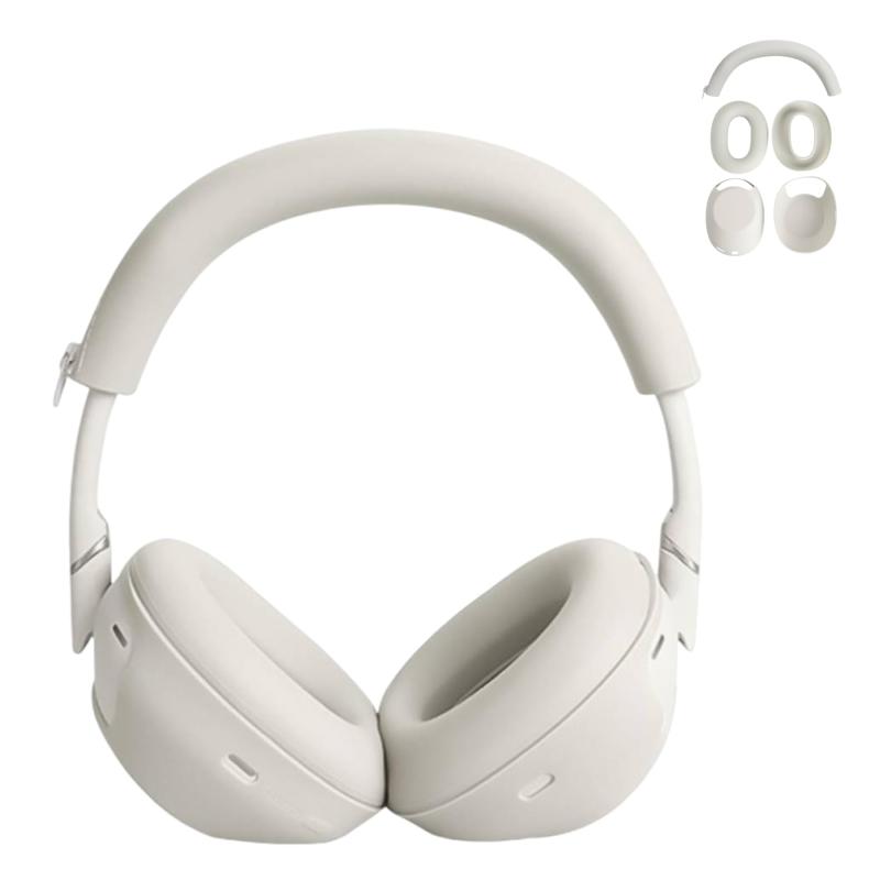 Aiivioll WH-1000XM6 3点セット プロテクティブカバーfor Sony WH-1000XM6 ヘッドホン用 シリコン保護カバーイヤーパッドカバー／ヘッドバンドカバー／イヤーカバー セットソフトシリコン製 ヘッドホ対応モデル...