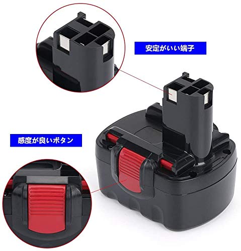 【商品仕様】★電圧:14.4V 　容量:3000mAh　　バッテリー種類: ニッケル水素電池。【対応可能型番】2607335711 BAT038 BAT040 BAT041 BAT140 BAT159対応可能。【耐久性】寿命特性、充電時間、...