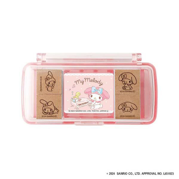 ミニスタンプ マイメロディ 商品説明 ハローキティのミニスタンプセット！ ローズバッド色のインクパッドも付いている持ち運びにも便利なスタンプです。 使いやすい12mm角の印面サイズ♪ 手帳やカレンダーのワンポイントに セット内容 ・収納ケー...