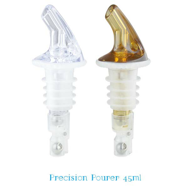 BARツール プレシジョンポアラ・スタンダード・45ml ■商品説明 一定の量のみ出るポアラです。 内部の球体により、コントロールされます。 ■サイズ 長さ102mm 重さ：18g ■材質 プラスチック製 ■セット内容 本体x1 ■メーカー...