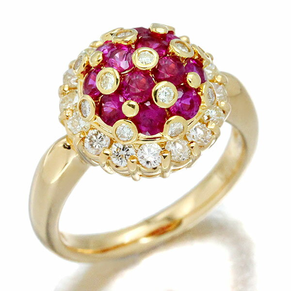 商品管理番号 49743-N ブランド ノーブランド 型番 － 　　　　　　　　 アイテム リング 　　　　　　　　 　　　　　　　　 仕様 － 素材 K18YG/ルビー/ダイヤ 　　　　　　　 サイズ 12号 ルビー：1.10ctダイヤ：...