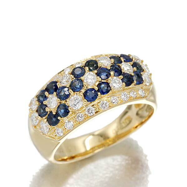 商品管理番号 46774-N ブランド ノーブランド 型番 － 　　　　　　　　 アイテム リング 　　　　　　　　 　　　　　　　　 仕様 － 素材 K18YG/サファイア/ダイヤ 　　　　　　　 サイズ 12号 サファイア：0.97ct...