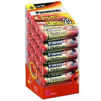 ・タイプ　：アルカリ乾電池・形状　：単三形・電圧　：1.5V・寸法　：約Φ14.5×50.5mm・質量　：23.5g　・使用推奨期限　：5年・入り数　：20本入り