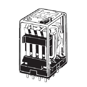 【仕様】・実装：プリント基板・接点極数：4極・コイル定格・DC電圧：DC24V・コイル定格・電流：36.3mA・定格/コイル動作電圧：80%以下・定格/コイル復帰電圧：10%以上・接点部定格・抵抗負荷DC：DC24V 3A・接点部定格・抵抗...
