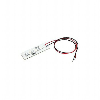 ○両面テープ付属○DC12V専用○LED3灯(発光色：青)○消費電流：60mA○コード太さ/長さ：0.2sq相当/200mm○材質：・コード/導体:電気用軟銅線・絶縁被覆:塩化ビニール・両面テープ/基材:発泡ポリエチレン・粘着剤:アクリル系...
