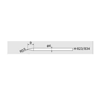 【仕様】・適合機種：H-820・830・840・こて先タイプ：B型・こて先径：Φ0.5▽電子工作に必要な工具の種類と使い方 その1【ハンダ付け編】ハンダ付けに必要な工具と、その使い方のコツをご紹介します。
