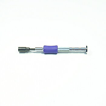 【仕様】・対辺：4.5mm・袋深：10mm・先端径：6.5mm・軸長：25mm・全長：105mm・グリップ径：・色：紫