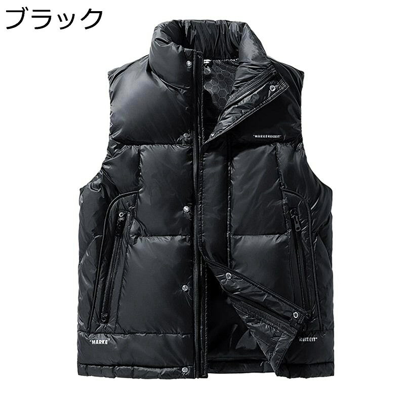 　　　 ◆◇◆人気の秘密◆◇◆ 【おしゃれでファッション】トレンドの欧米風メンズダウンベストです。タートルネックは寒い冬から首を守ることができます。小物や携帯などが入れられて、便利なサイドポケットもあります。背中のすそのゆるやかなラウンドカ...
