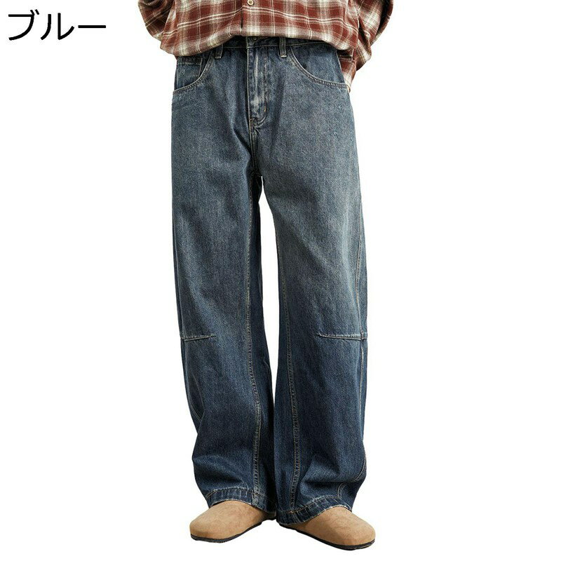　　　 ◆◇◆人気の秘密◆◇◆ 【ワイドデニムパンツ】トレンド感のあるルーズシルエットがオシャレな「ワイドデニムパンツ」です。 穿くだけで、イマドキな「韓国・韓流ファッション」風な着こなしが完成！ おしゃれなだけでなく、リラックス感のあるゆ...